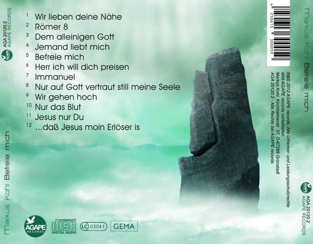 Markus Kohl - Befreie mich - AGAPE records